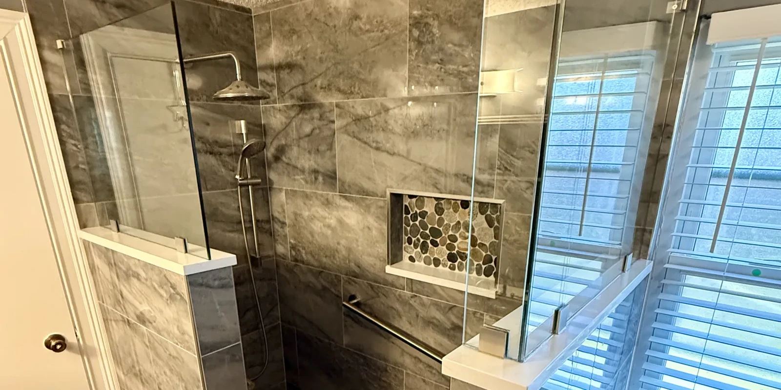 Modern Spa-Inspired ADA Bathroom Renovation - legacyrenovations.com